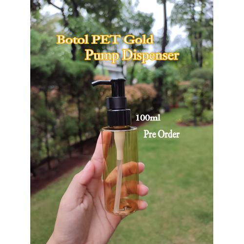 Jual Botol Plastik Gold Botol Refill Botol Kosmetik Botol PET Pump ...