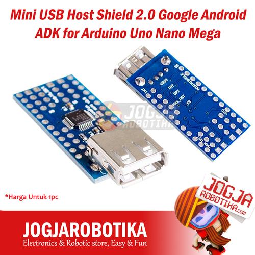 Jual Mini USB Host Shield 2.0 Google Android ADK for Arduinoo Uno Nano ...