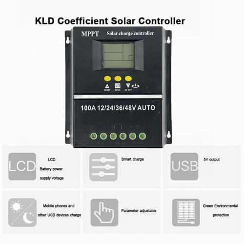 Jual SCC 100 A solar panel solar cell 100A charge contoler 12v/24v/48v ...