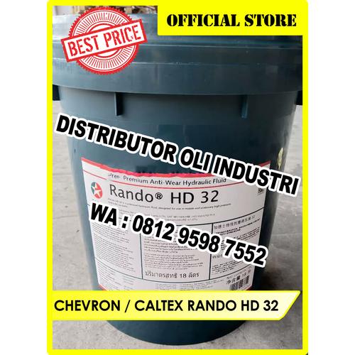 Jual CHEVRON / CALTEX RANDO HD 32 ( Oli hidrolik Premium ) - Kota ...