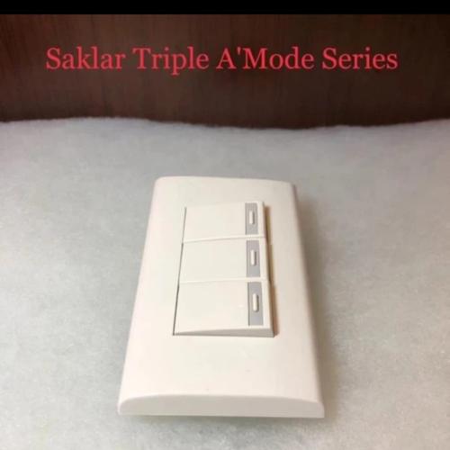 Jual saklar stop kontak saklar engkel panasonic seri triple panasonic ...