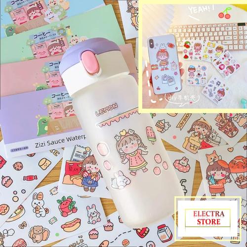 Jual ES - Stiker Kartun Korea Lucu Sticker Aesthetic Cute DIY Tumblr ...