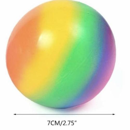 Jual colorful rainbow stress Ball DNA needoh pop it squishy viral ...