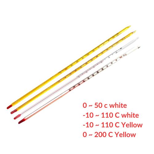 Jual Thermometer alkohol Batang Lab Kimia alat praktikum pengukur suhu ...