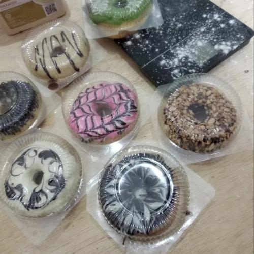 Jual mika donat donut/tray donat higienis bening isi 50pcs - Jakarta ...
