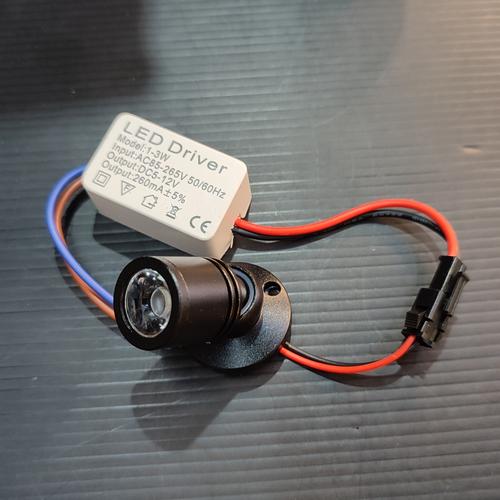 Jual lampu downlight mini led spotlight 1watt sorot etalase led ...