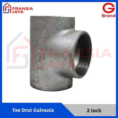 Jual Galunggung Tee Galvanis Drat 2 inch Sambungan Fitting Pipa Galvanis G Brand - Kota Depok ...