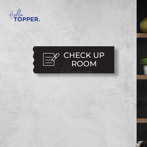 Jual Sign Akrilik Signage Tulisan Acrylic Papan Curly Style - Check Up ...