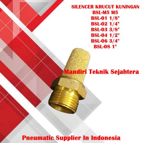 Jual Silencer pneumatic kerucut kuningan BSL-01 1/8" - Jakarta Barat - Mandiri Teknik Sejahtera ...