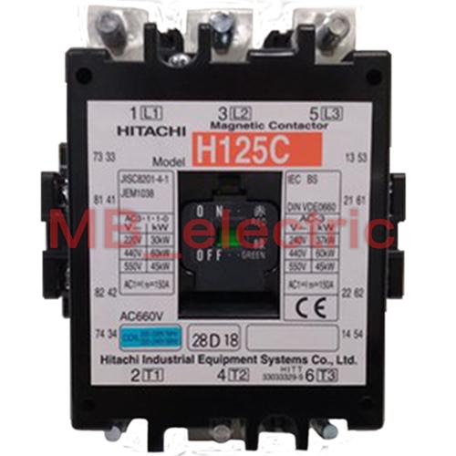 Jual Hitachi H125C (125A) Electromagnetic Contactor - AC 200-220V ...