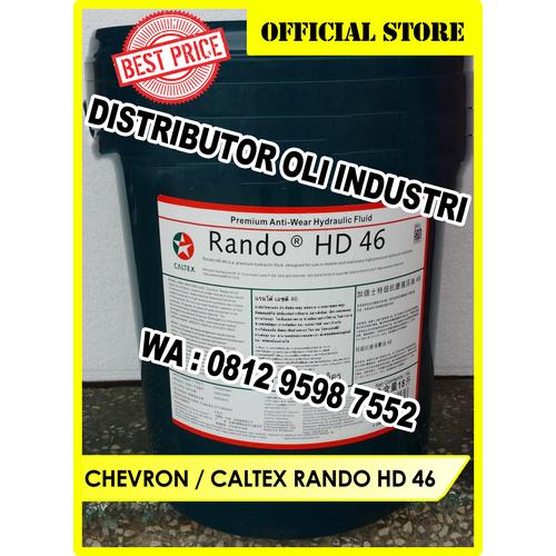 Jual CHEVRON / CALTEX RANDO HD 46 ( Industrial Hidrolik Oil - ISO VG 46 ...