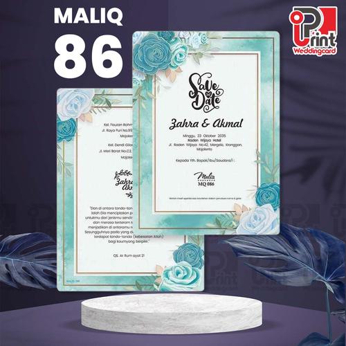 Jual Blangko Undangan Maliq 86 - Kab. Malang - Semanggi Card | Tokopedia