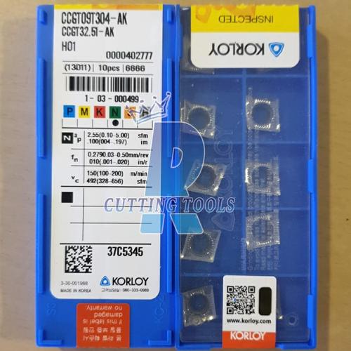 Jual Insert CCGT 09T304 AK H01 Korloy - Insert Alumunium CCGT 09T304 ...