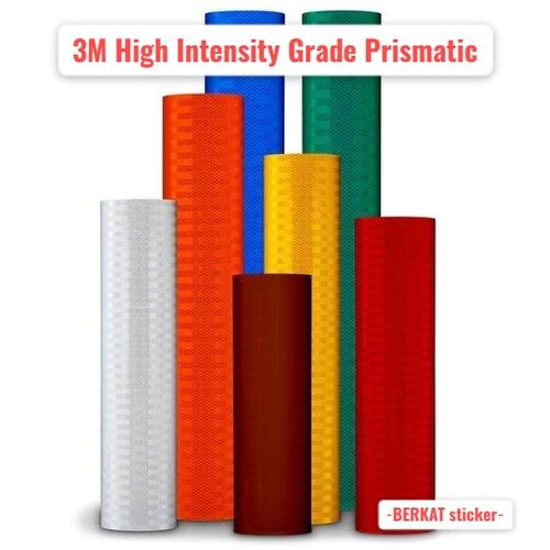 Jual ORIGINAL 3M HIP HIGH INTENSITY PRISMATIC REFLECTIVE 120x100 ...