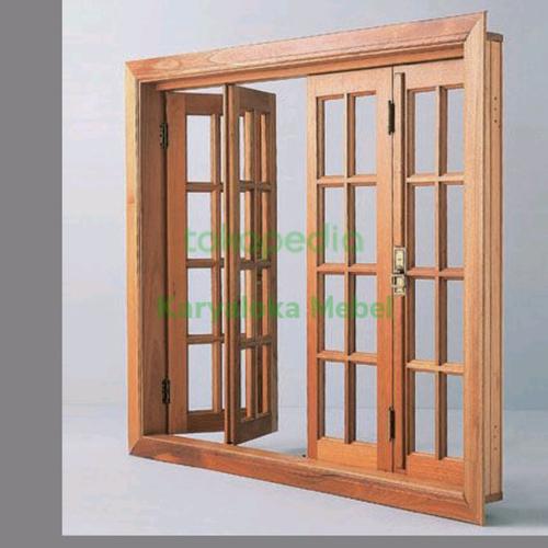 Jual JENDELA KAYU JATI MINIMALIS MODERN 04 - Kab. Bekasi - Karyaloka ...