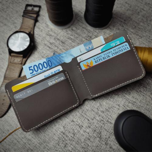 Jual dompet pria card wallet dompet kartu kulit asli handmade leather ...