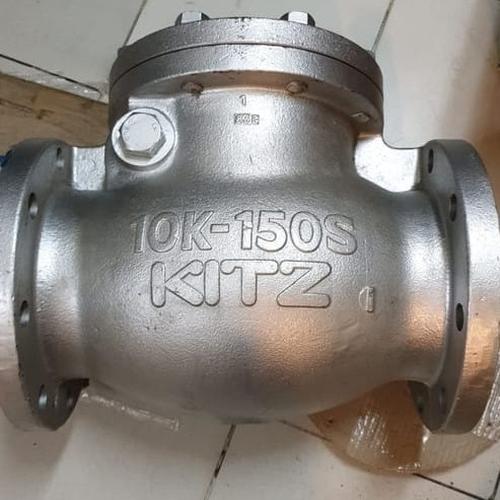 Jual Swing Check Valve 10" Inch KITZ Cast Iron DN250 Flange JIS 10K ...