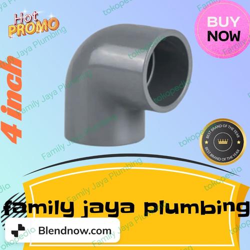 Jual Elbow / Knee 4 inch PVC AW Merk CM Taiwan 90 Derajat - Jakarta ...
