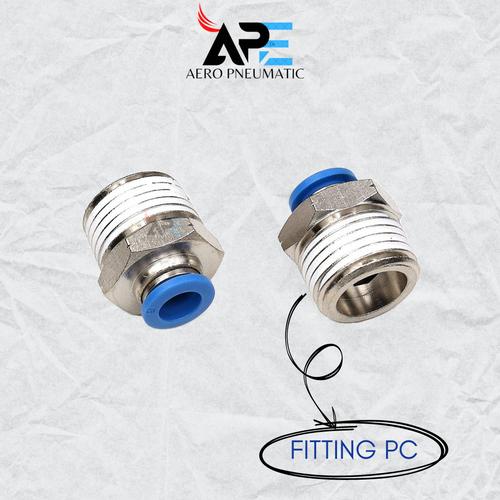 Jual PC 8 FITTING PUSH IN PNEUMATIC LURUS / STRAIGHT for SELANG 8mm PC08 - PC08-01 - Jakarta ...