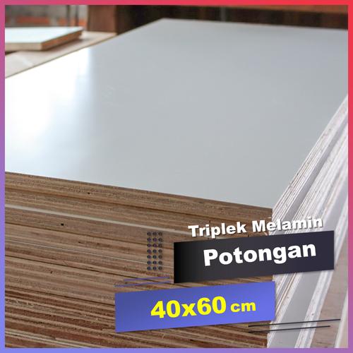 Jual triplek melamin potongan 40x60 tebal 3mm-18mm - 3mm glossy - Kota ...