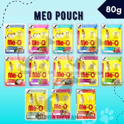 Jual Meo ME-O Pouch/saset 80G 80 G 80GR 80 GR per BOKS/BOX/DUS/KOTAK ...