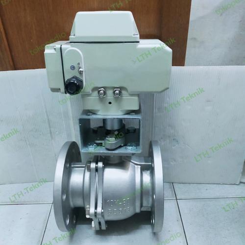 Jual Motorized Electrik Actuator Ball Valve Flange 4 inch Stainless ...
