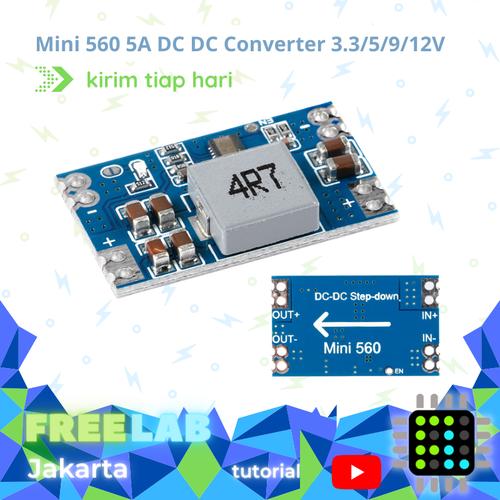 Jual Mini 560 5A DC DC Converter Step Down mini560 Output 3.3V 5V 9V ...