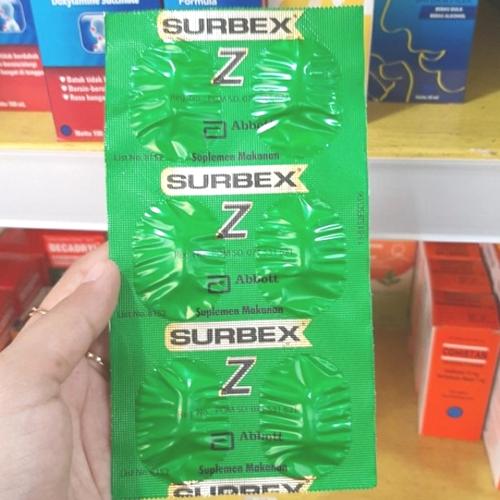 Jual surbex z 6 tablet multivitamin seperti zegavit becom zet - Kota ...