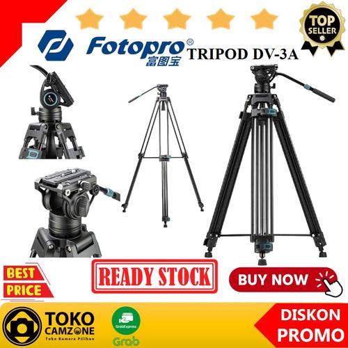 Jual Fotopro DV-3A Tripod Video Fotopro DV3 A DV3A Tripod Kamera ...
