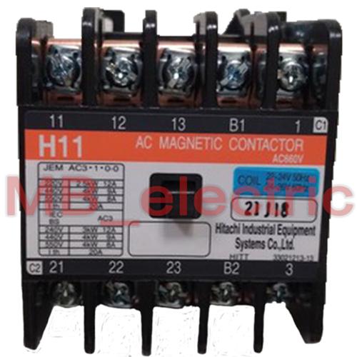 Jual Hitachi H11 (9A) New Electromagnetic Contactor - AC 200-220V ...
