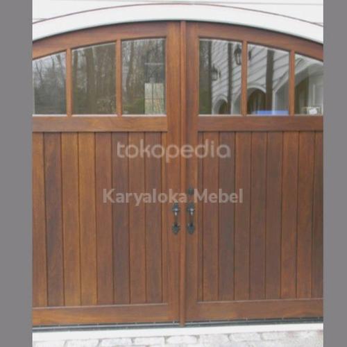Jual PINTU GARASI KAYU JATI MINIMALIS - Kab. Bekasi - Karyaloka Mebel ...