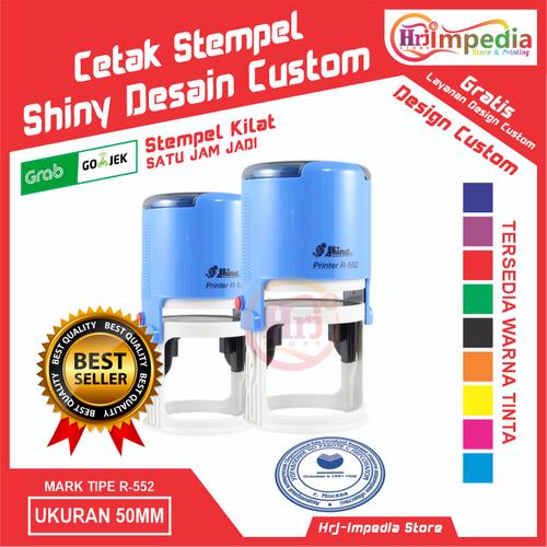 Jual Cetak Stempel Shiny Desain Custom Ukuran Bulat | Cetak Stempel ...