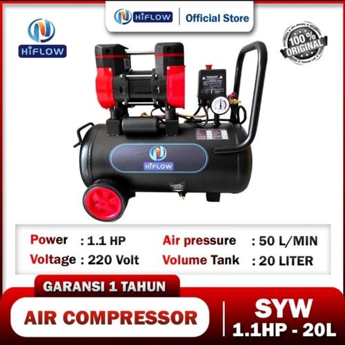 Jual Kompresor Angin | Kompresor Udara | HIFLOW 1.1Hp 20L Air Compresor - Jakarta Pusat - RUMAH ...