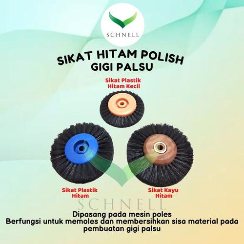 Jual Sikat Kayu/Sikat Plastik/ Poles Gigi Palsu Lathe Brush Wood ...