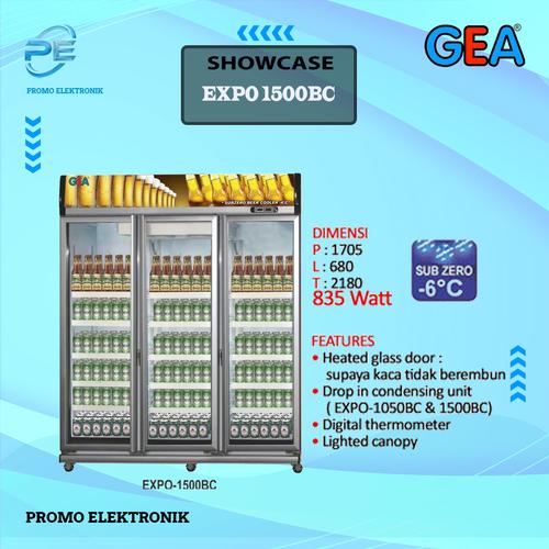 Jual GEA BEER COOLER EXPO 1500BC - SHOWCASE BEER 3 PINTU PROMO ...