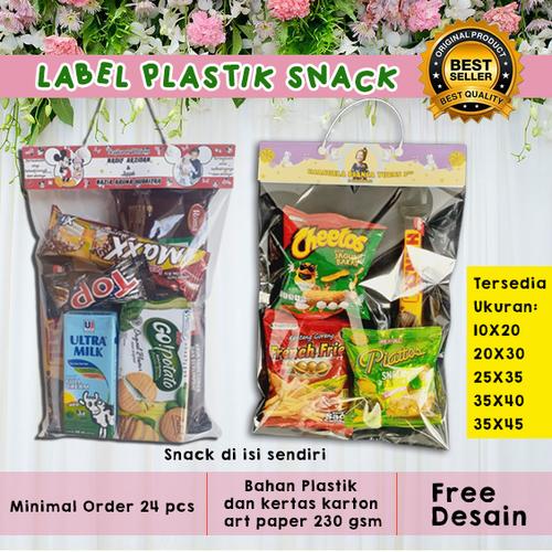 Jual Tas Kemasan Label Plastik / Bingkisan Ultah Custom - 10x20 - Kab ...