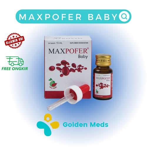Jual Maxpofer Baby Drop Sirup | Syrup Zat Besi Bayi/Balita | Rasa Jambu ...