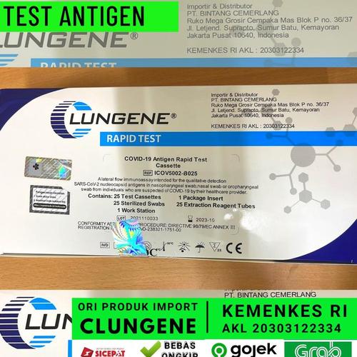 Jual lungene biru swab antigen kemenkes AKL original - Jakarta Barat ...