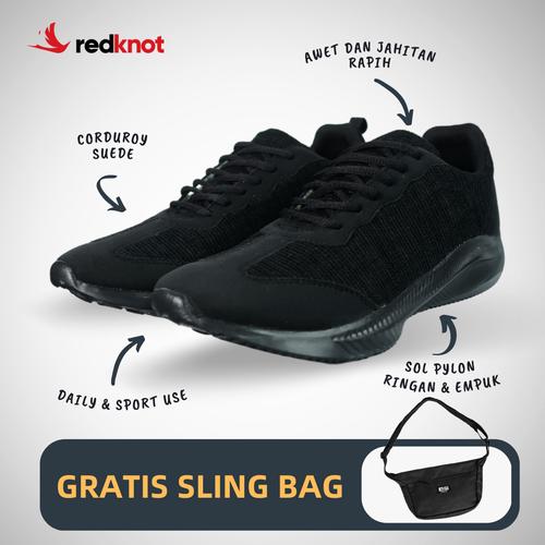Promo Redknot Asmos Hitam Sol Hitam | FREE Waistbag - Hitam Sol Hitam ...