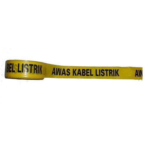 Jual garis pita warning tape barricade awas kabel listrik,batas polisi ...