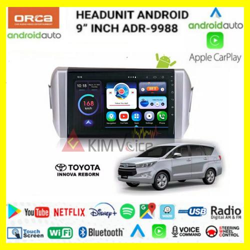 Jual Head Unit Android Orca OEM Innova Reborn 9 inch 10 inch Soket pnp ...