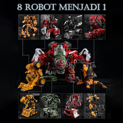 Jual Action Figure Transformers Devastator Truck Kontainer Bulldozer - DevilSikle DD02 - Jakarta ...