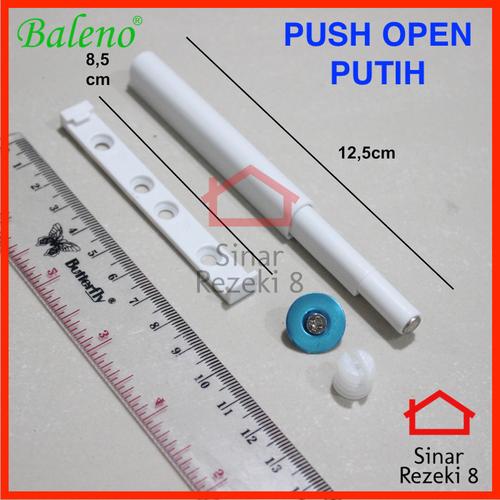 Jual Push to Open Pintu Lemari Laci Magnet Tip On Damper Catches PUTIH ...