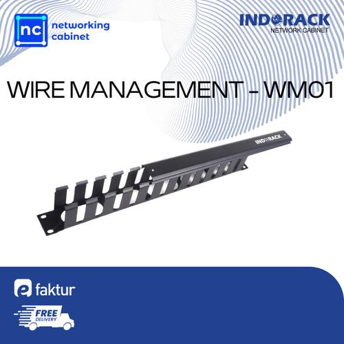 Jual WM01 INDORACK ACCESORIES RACK 19 WIRE MANAGEMENT 1U - Kota Bandung ...
