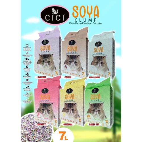 Jual CICI Soya Clump Cat Litter 7 Liter/Pasir Kucing CICI Tofu - Kota Bandung - Golden Cat ...