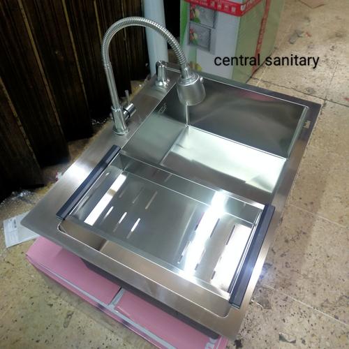 Jual paket kitchen sink INOBE 6045 bak cuci piring stainless model ...