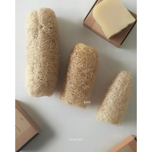Jual natural loofah exfoliating bath sponge body scrub dishwash gambas ...