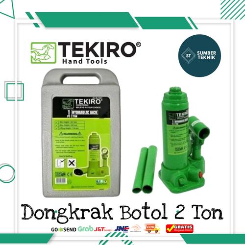 Jual Dongkrak Mobil Botol 2 Ton Hidrolik Hydraulic Jack 2 Ton TEKIRO ...