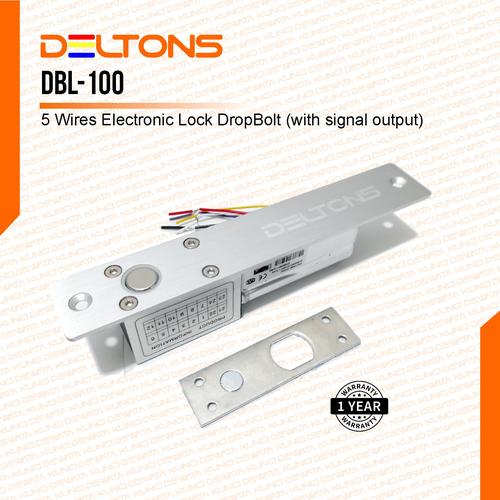 Jual Electric Lock Deltons DBL-100 Drop Bolt-Dead Bolt Lock Access ...