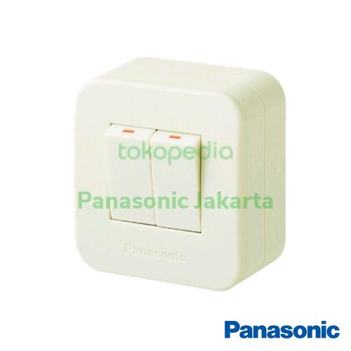 Jual Panasonic Saklar Outbow Seri Double 2G WSJ3900 WSJ 3900 Alphacube ...